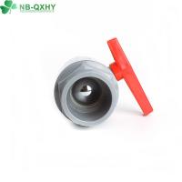 China Industry 100% Material High Thickness Plastic Control Valve PVC Ball Valve for sale