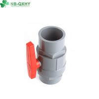 China Industry 100% Material High Thickness Plastic Control Valve PVC Ball Valve for sale