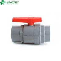 China Industry 100% Material High Thickness Plastic Control Valve PVC Ball Valve for sale