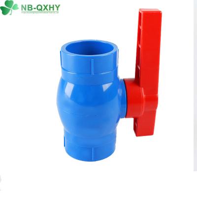 Cina Valvola a sfera flessibile Maniglia rossa Corpo blu Sostegno professionale 1/2