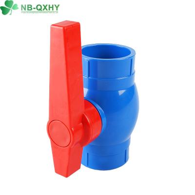 Cina Valvola a sfera flessibile Maniglia rossa Corpo blu Sostegno professionale 1/2