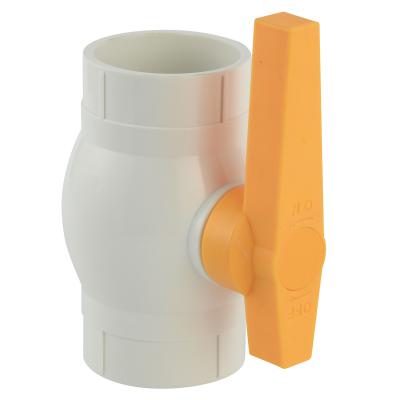 China Válvula de esfera compacta/octangular de PVC com 100% de material e alta espessura à venda