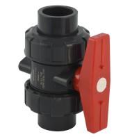 China Socket or Threaded Connection Form PVC True Union Ball Valve with EPDM Plastic Valve for sale