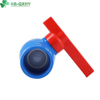 Cina 1/2 pollice a 6 pollici blu Thailandia PVC valvola a sfera per l' approvvigionamento idrico richiesta personalizzata in vendita