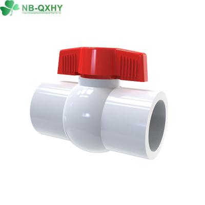 Cina Collegamento di tubi di acqua per piscina Valvola a sfera in PVC con struttura flessibile in vendita