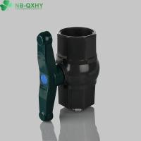 China Glue Connection Form Customizable PVC Octagonal Ball Valve for Water Supply System for sale