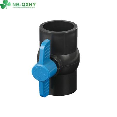 Cina Valvola a scatto con filo cinese PVC Valvola a sfera ottagonale con maniglia ABS rosso e blu in vendita