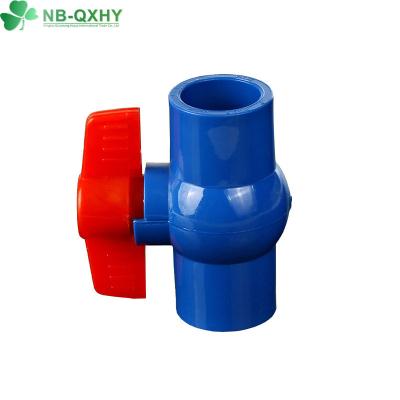 Cina Manico blu profondo rosso Materiali da costruzione Valvola a sfera flessibile per sistema di approvvigionamento idrico in vendita