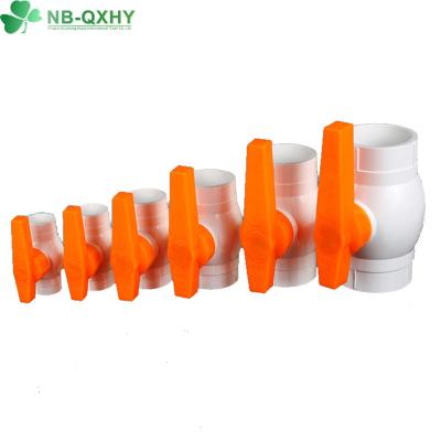 Cina Valvola a sfera di irrigazione a bassa temperatura di tipo PVC per il sistema di approvvigionamento idrico in vendita