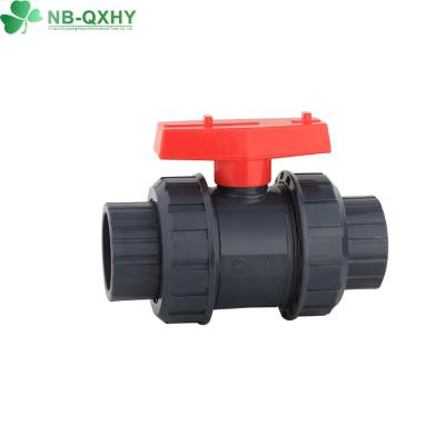 Cina 1-1/4 prima PVC Valvole a sfera Valvola di controllo Valvola Unione Valvola farfalla Valvola con sigillo del sedile TPE in vendita