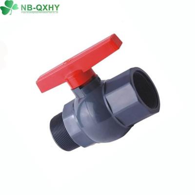 China Válvula de esfera flexível Válvula de pé de PVC Válvula de verificação Válvula de união com pedido Opção de amostra à venda