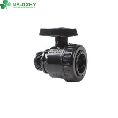 Cina PTFE Seat Seal PVC Single Union Ball Valve per il settore dell'irrigazione del sistema di tubazioni del Medio Oriente in vendita