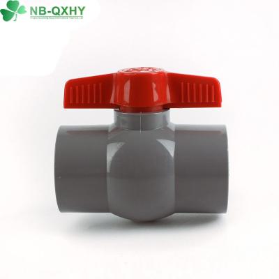 Cina Valvola a sfera compatta in PVC a bassa temperatura per canale a tipo retto in vendita