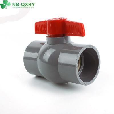 Cina Valvola a sfera compatta in PVC a bassa temperatura per canale a tipo retto in vendita