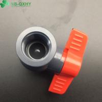 China Customized Request Low Temperature Sch40 Sch80 PVC Compact Ball Valve for American for sale