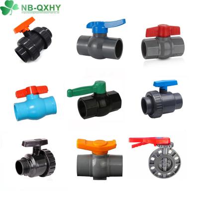 中国 中国製 PVC 単体/真のユニオン バルブ QX 水供給のための構造 コンパクト/八角形設計 販売のため