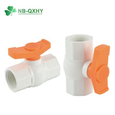 Cina Valvola PVC a bassa temperatura con palla ottagonale e maniglia gialla in vendita