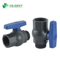 China Customization Low Temperature PVC Valve with Octagonal Ball and Yellow Ship Handle for sale