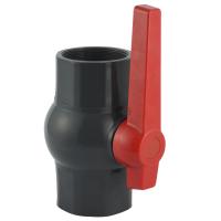 China Straight Through Type Compact UPVC/PVC Round Ball Valve for Customized Requirements for sale
