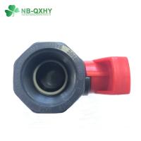 China Blow-Down Valve Function High Thickness Plastic PVC Octagonal Ball Valve with Thread Ends for sale