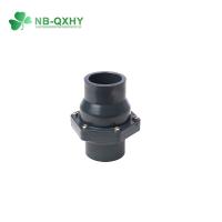 China Effective Ddcv Double Lobe Function PVC White Swing Check Valve with ANSI Standard for sale