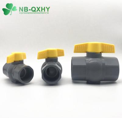Cina Valvola a sfera ad ottagono in PVC a manico solido per irrigazione agricola a bassa temperatura in vendita