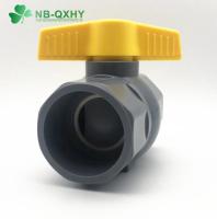 China All Size Straight Through Type Octangle Ball Valve for Agricultural Socket and Thread for sale