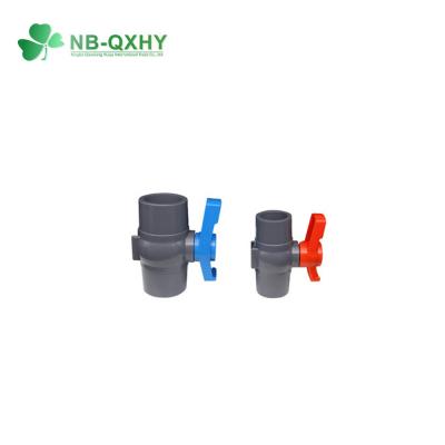 China Vietnam Landbouw PVC achthoekige plastic kogelklep met verschillende kleuren en watermedium Te koop