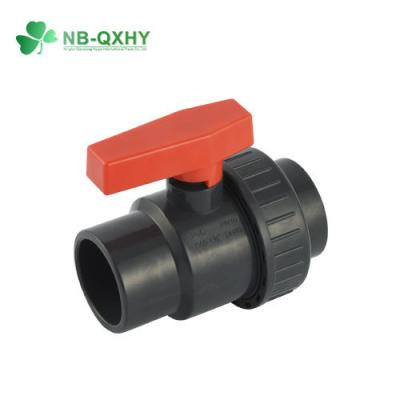 Cina Valvola a sfera di unione unica in PVC in plastica per l'approvvigionamento idrico nell'irrigazione in vendita