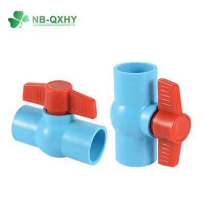 China Blow-Down Valve Function PVC UPVC Ball Valve Plastic Valve with ABS Handle Good for sale