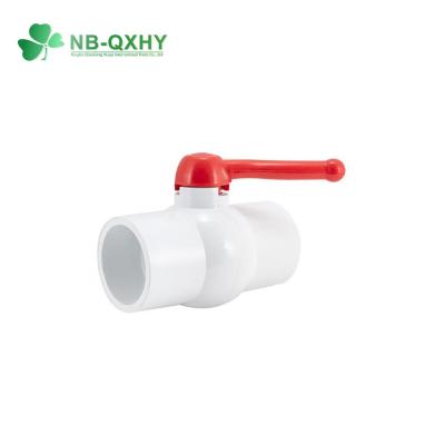 China Blow-Down Valve Function PVC UPVC Ball Valve Plastic Valve with ABS Handle Good for sale