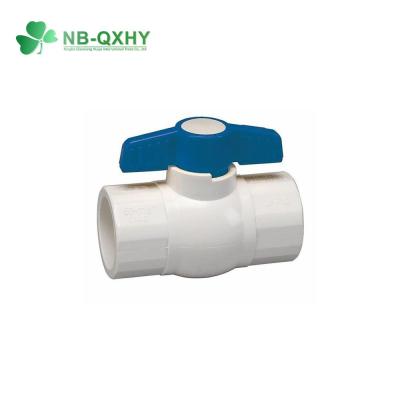 China Blow-Down Valve Function PVC UPVC Ball Valve Plastic Valve with ABS Handle Good for sale