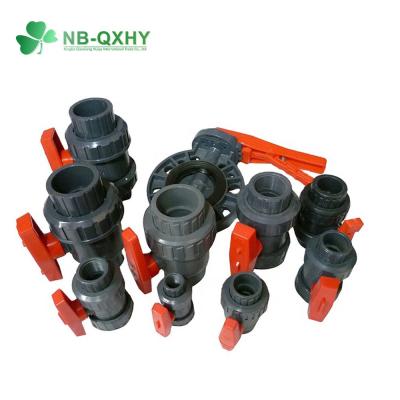 Cina Campioni di sistema di irrigazione US 0/Piece Valvola a sfera in PVC UPVC con maniglia ABS in vendita