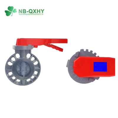 Cina Valvole a farfalla in PVC a manicotto verde per temperatura normale -40°C T 120°C 2