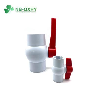 Cina 3 pollici PVC Valvola a sfera di plastica DN90 con maniglia ABS e DIN Standard in nero in vendita