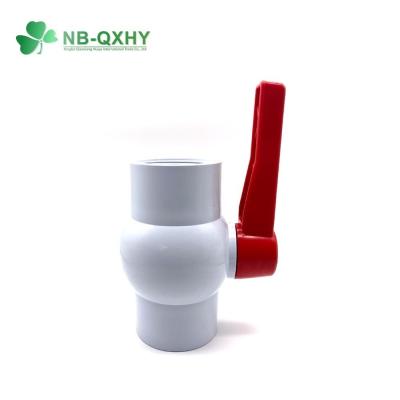 Cina 3 pollici PVC Valvola a sfera di plastica DN90 con maniglia ABS e DIN Standard in nero in vendita