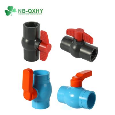 中国 名指圧 PN1.0-32.0MPa UPVCプールバルブ プラスチックソケットボールバルブ 販売のため