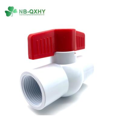 中国 名指圧 PN1.0-32.0MPa UPVCプールバルブ プラスチックソケットボールバルブ 販売のため