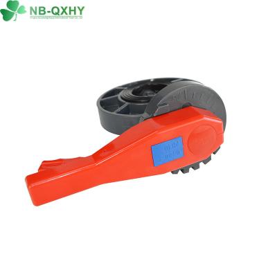 中国 工業用NB-QXHY UPVCバタフライバル 手動操作とフラング設計 販売のため
