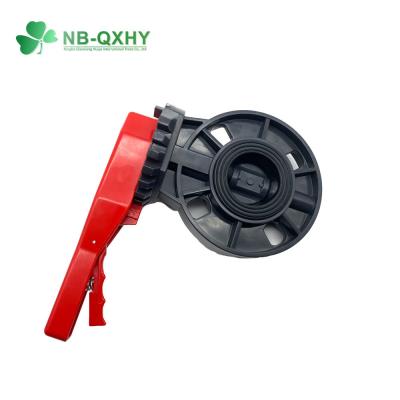 中国 工業用NB-QXHY UPVCバタフライバル 手動操作とフラング設計 販売のため