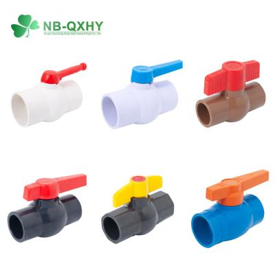 Cina Valvola a sfera di presa UPVC EPDM O-Ring nel sud-est asiatico DIN Standard Straight Through Type in vendita