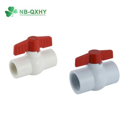 Cina Valvola a sfera di presa UPVC EPDM O-Ring nel sud-est asiatico DIN Standard Straight Through Type in vendita