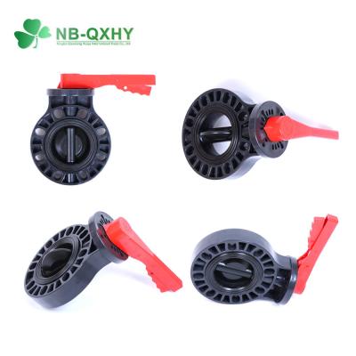 Cina NB-QXHY CPVC UPVC 304 DN50-200 DIN Standard PVC Valvola a farfalla d'acqua per industria in vendita