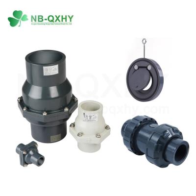 Cina Pressione di utilizzo industriale Pn10 200psi UPVC/PVC Pipe Non Return Swing Wafer Check Valve in vendita