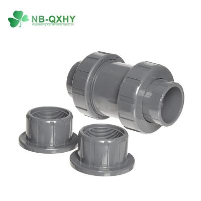 中国 工業用圧力 Pn10 200psi UPVC/PVCパイプ ノン・リターン スイング・ウェーファー・チェック・バルブ 販売のため