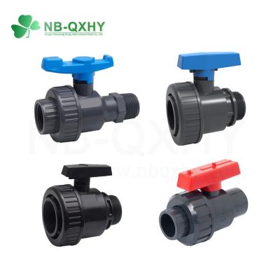 Cina PVC/UPVC/Plastic Irrigation F/M Union Ball Valve Spessore elevato Tipo rettilineo in vendita