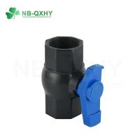 China Blue Plastic/PVC Handle BSPT Thread Ball Valve for Irrigation Customization Option for sale