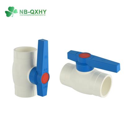 China PN1.0-32.0MPa de alta pressão UPVC 1/2 BSPT linha válvula de esfera octogonal com tampa de revestimento à venda