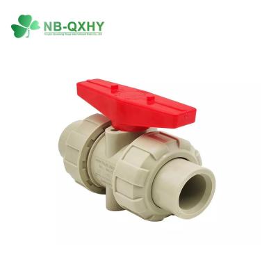 中国 150psi プラスチックのPph True Union ボールバルブ フレンズ型 高温耐性 販売のため