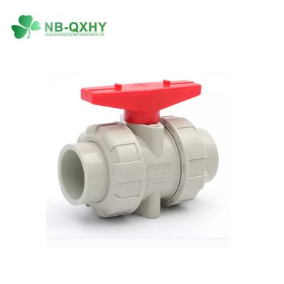 中国 150psi プラスチックのPph True Union ボールバルブ フレンズ型 高温耐性 販売のため